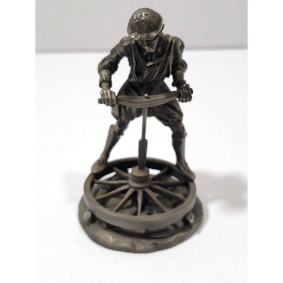 Franklin Mint | Art | Vintage Franklin Mint Pewter Figurine 978 Worker ...